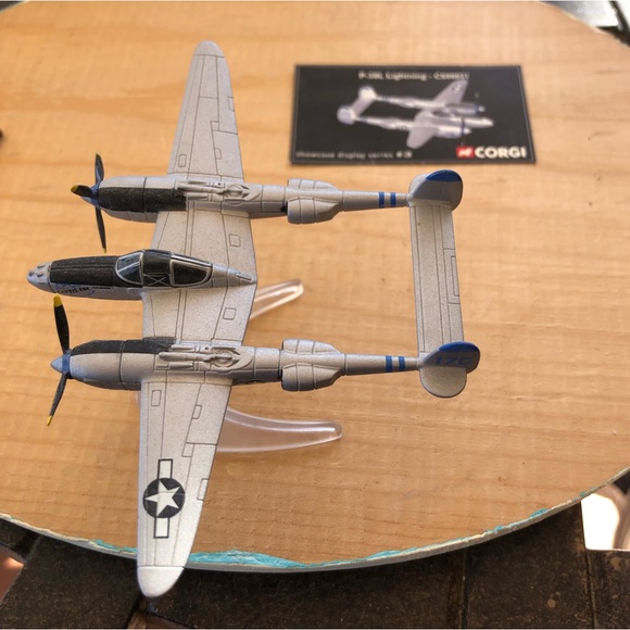 Corgi | Toys | Corgi Fighter Scramble P38l Lightning Diecast Airplane ...
